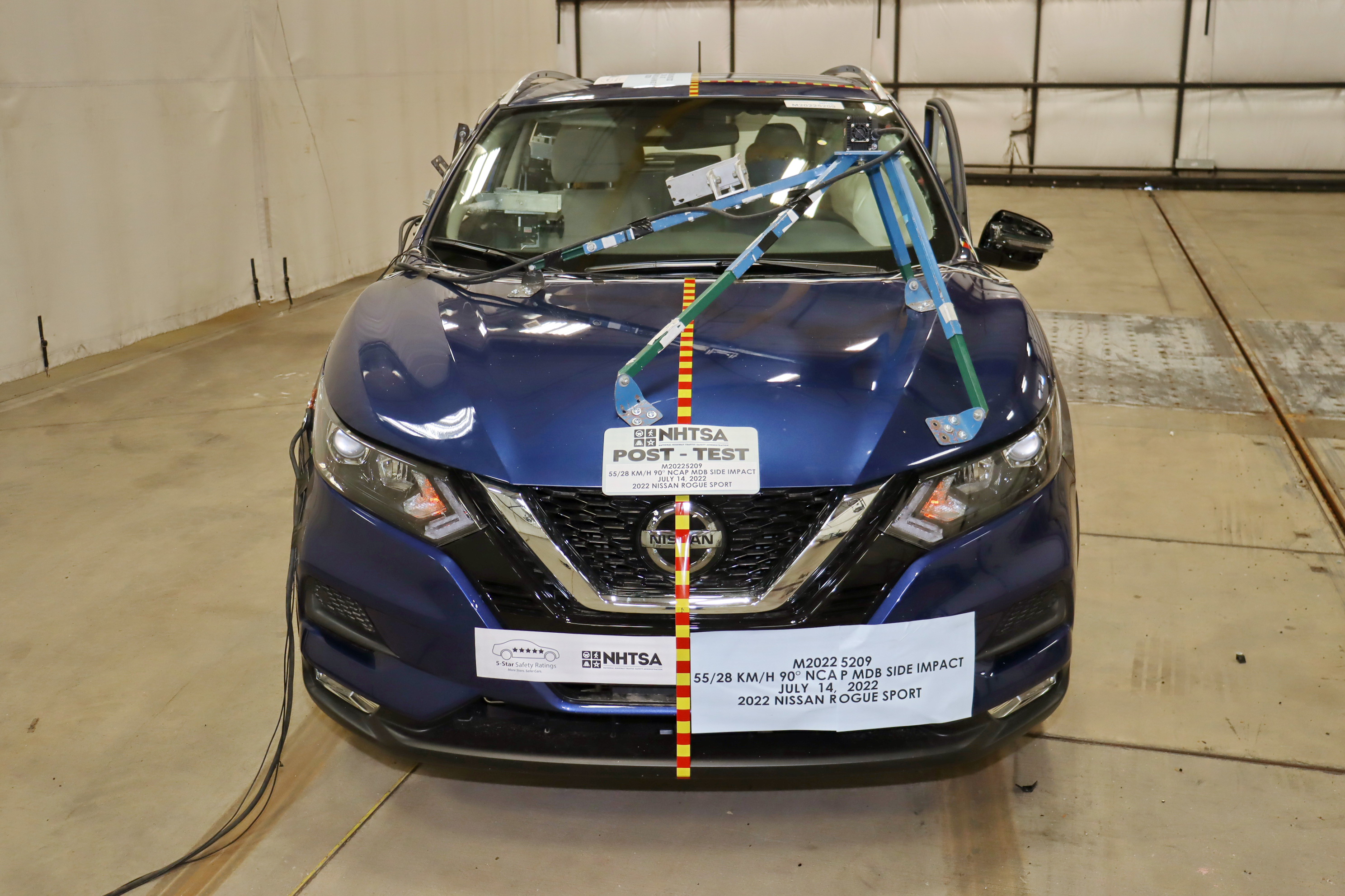 Crash Test 2022 NISSAN ROGUE SPORT (14219) | Car Full Check